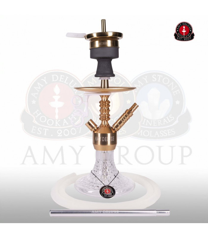 Amy Deluxe Alu Antique Berry Mini 072.03 - Gold/Transparent - Arya Shop
